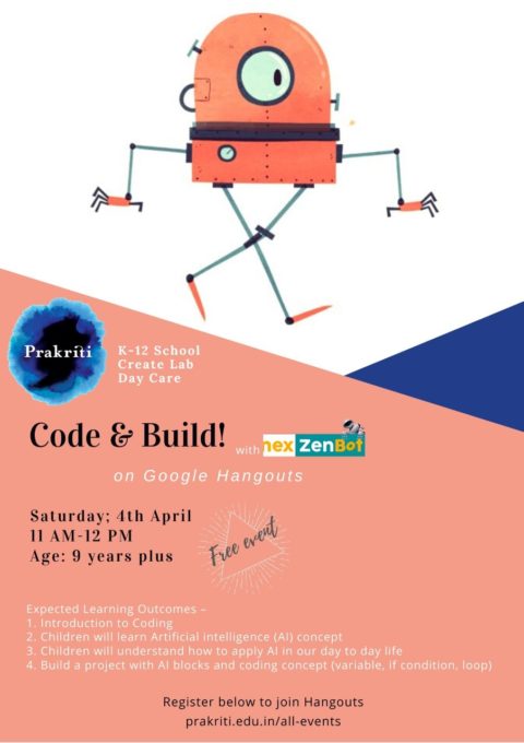 Coding Workshop Code And Build Prakriti
